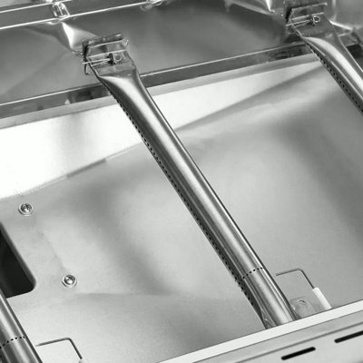 Nexgrill 3 Burner Stainless Steel Gas BBQ Grill with 40,500 BTUs, Cast ...