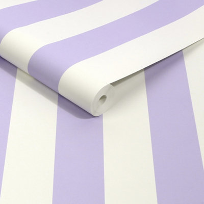 Next Craft Stripe Lilac Wallpaper