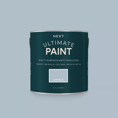Next Light Blue Peel & Stick Paint Sample | DIY at B&Q