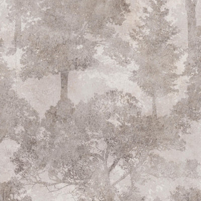 Next Trailing Trees Grey Wallpaper