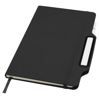 Nexus Hard Cover A5 Notebook Set Solid Black (One Size)