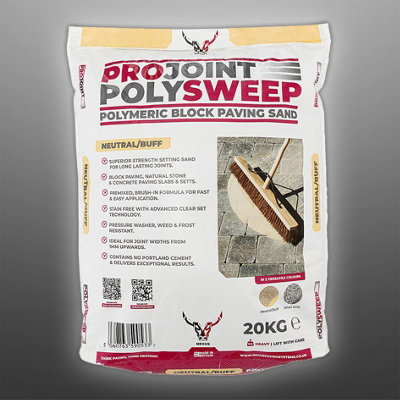 Nexus ProJoint - PolySweep Polymeric Sand NEUTRAL BUFF - 20kg Hard ...