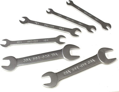 NICE QUALITY 6PC BA OPEN ENDED SPANNER SET
