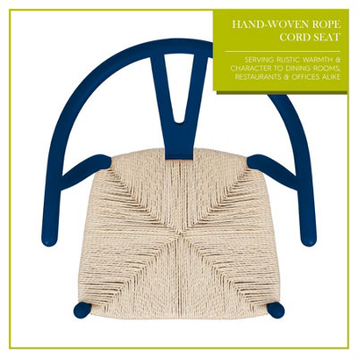 Nicholas Winter Beech Wooden Danish Style Dining Chairs - Natural ...