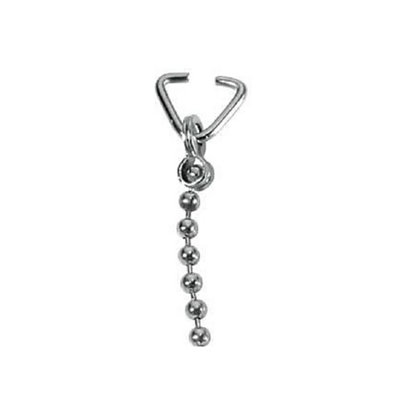 Nickel Plated Triangles for Basin Sink Plug Chain Chrome Triangles for ...