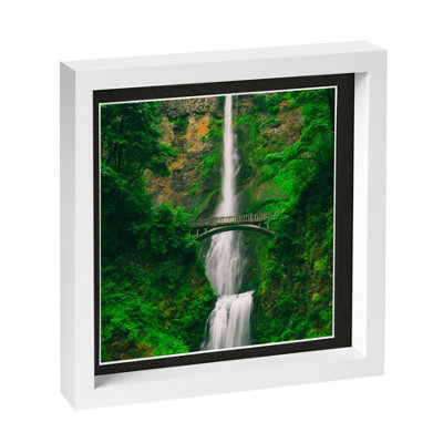 Nicola Spring 10 x 10" Photo Frame - Black Mount 3D Photo Frame Picture ...