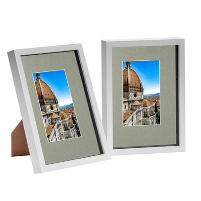 Nicola Spring 3D Shadow Box Frames with A5 Mount - A4 (8" x 12 ...