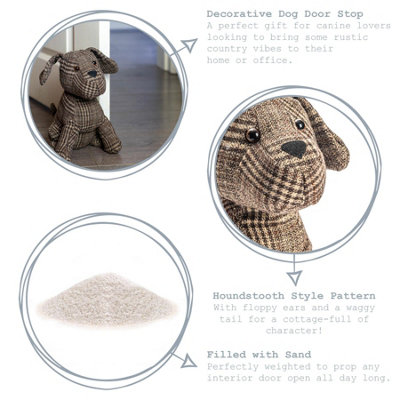 Nicola Spring Cat & Dog Door Stops Set - Milo & Jasper