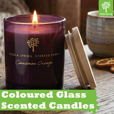 Nicola Spring Green Pomelo & Passion Fruit Scented Candle 350g 38h ...