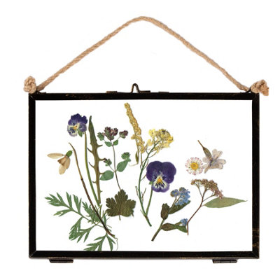 Nicola Spring - Hanging Metal Photo Frame - 7" x 5" - Black at B&Q