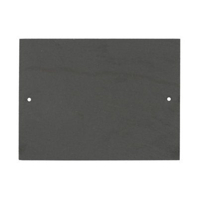 Nicola Spring Linea Rectangle Blank Slate House Sign - 20cm x 15cm