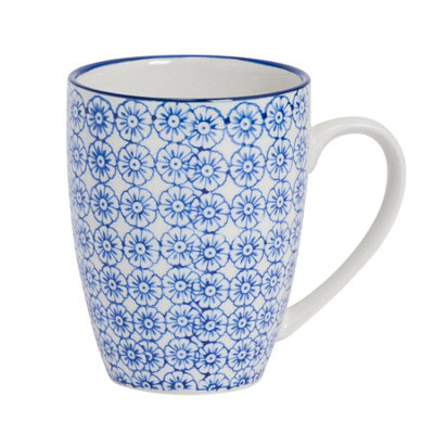 Nicola Spring - Nicola Spring - Hand-Printed Mug - 330ml - Navy | DIY ...