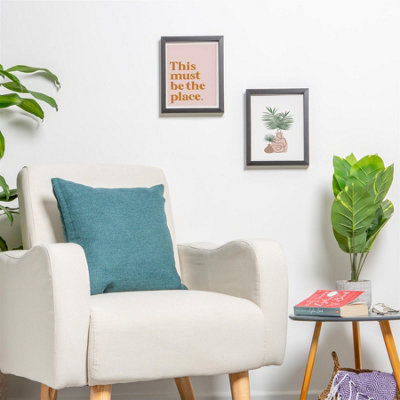 Nicola Spring Photo Frames with 5" x 7" Mount - 8" x 10" - Black/Grey ...