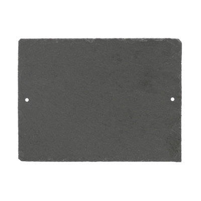NICOLA SPRING RECTANGLE BLANK SLATE HOUSE SIGN - 20CM X 15CM