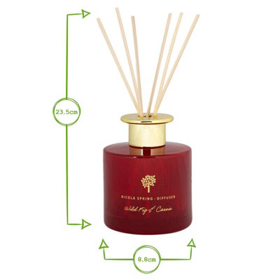 Nicola Spring Reed Diffuser - 200ml - Green Pomelo & Passion Fruit