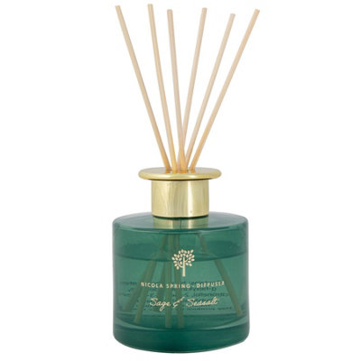 Nicola Spring - Reed Diffuser - 200ml - Sage & Seasalt | DIY at B&Q