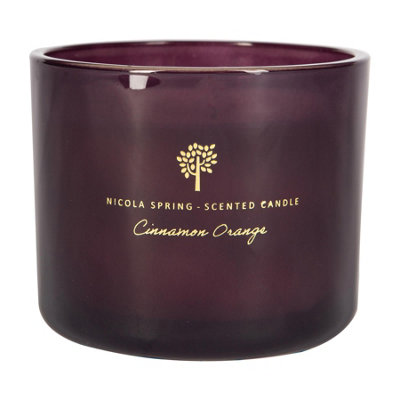 Nicola Spring - Soy Wax Scented Candle - 300g - Cinnamon & Orange | DIY ...