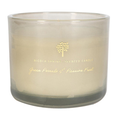 Nicola Spring - Soy Wax Scented Candle - 300g - Green Pomelo & Passion ...