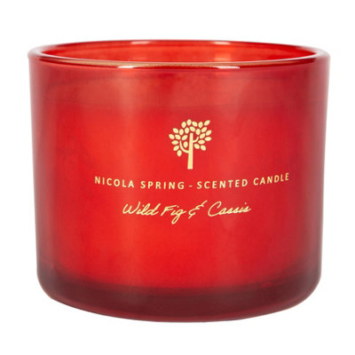 Nicola Spring - Soy Wax Scented Candle - 300g - Wild Fig & Cassis | DIY ...