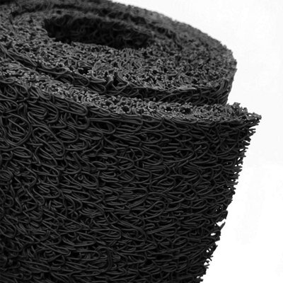Nicoman 16mm Spaghetti Anti-Slip Site Walkway Matting 1.2m x 9m - Black