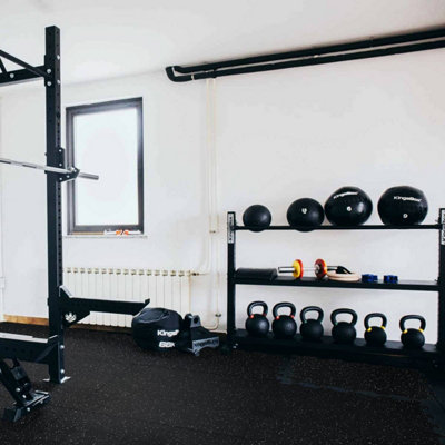 Nicoman 30x30cm 14mm Interlocking Rubber Top EVA Foam Floor Mats For ...