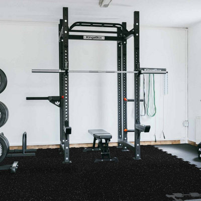 Nicoman 30x30cm 14mm Interlocking Rubber Top EVA Form Floor Mats For ...