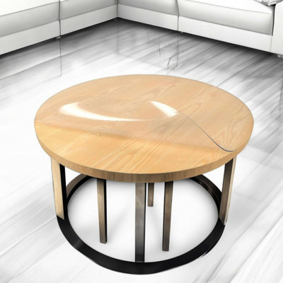 Nicoman PVC Clear Transparent Round Table Mat - 105cm