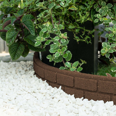 Nicoman Ultra-Curve EZ Border Flexible Edging Brick Effect Eco Friendly ...