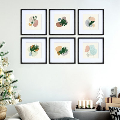 nielsen 6 Piece Picture Frame Set for Gallery Wall - Black | DIY at B&Q