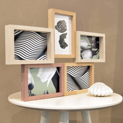 nielsen Accent Collage Frame for 5 Photos 10x15cm, Mixed Colours