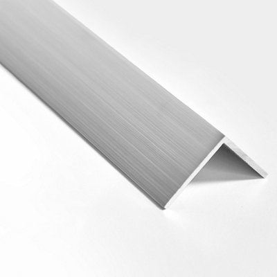 nielsen Aluminium L-Shaped Angle Profile Natural Mill Finish 2000x25x25 ...