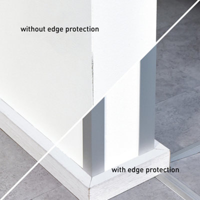 nielsen Aluminium L-Shaped Angle Profile Natural Mill Finish 2000x25x25 ...