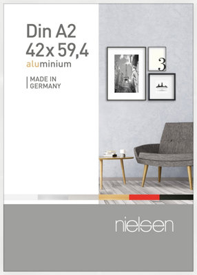 nielsen Pixel A2 42 x 59.4 cm Poster Frame Glossy White