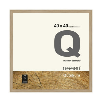 nielsen Quadrum 40 x 40cm Oak Wooden Picture Frame