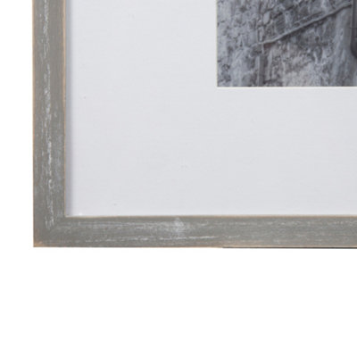 nieslen 7 Piece Wooden Picture Frame Gallery Set - Grey