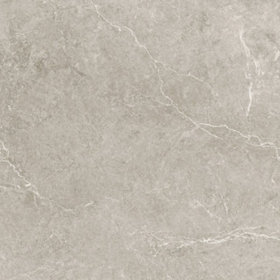 Nieve Grey Stone Effect Matt Porcelain Tile 60 x 60cm