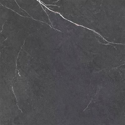 Nieve White Stone Effect Matt Porcelain Tile 60 x 60cm