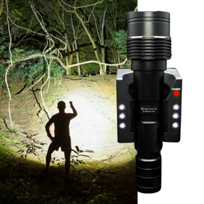 NightSearcher Explorer XPL-C - Rechargeable Heavy Duty Torch with Wall ...