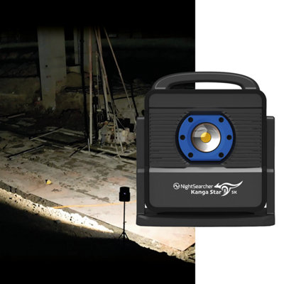 NightSearcher KangaStar 5K , 5000 Lumens 50m Beam Worklight Powered by ...