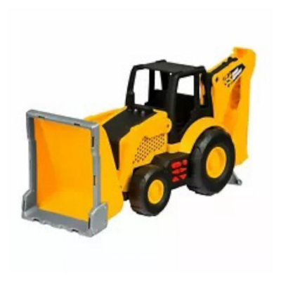 Nikko Mega Fleet 12" Backhoe Digger Light Sound Childrens Motorised Toy ...