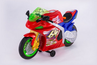 Nikko Toys Car Wheelie Bikes Nitro Race Bike Green Childrens Motorised ...
