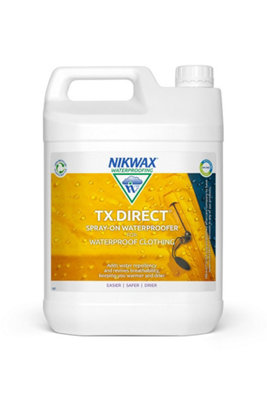 Nikwax TX.Direct Spray-On, Targeted Waterproofing Made Simple (5 LITRE ...