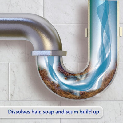 Nilco Angel Active 4L Hair Sludge Dissolver Fast Act Plughole Unblocker ...