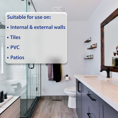 Nilco Angel Clear 4L Mould Algae Remover Cleaner Walls Tiles PVC Patios ...