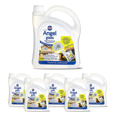 Nilco Angel Glass 12L Self Cleaning Treatment Cleaner Mirrors Tiles ...