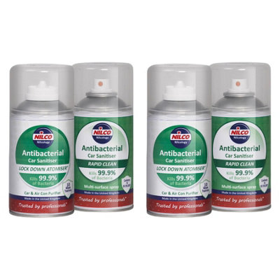 Nilco Antibacterial Car Air Con Bomb Cleaner & Sanitiser Rapid Cleaner ...