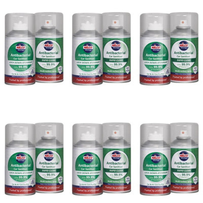 Nilco Antibacterial Car Air Con Bomb Cleaner & Sanitiser Rapid Cleaner ...