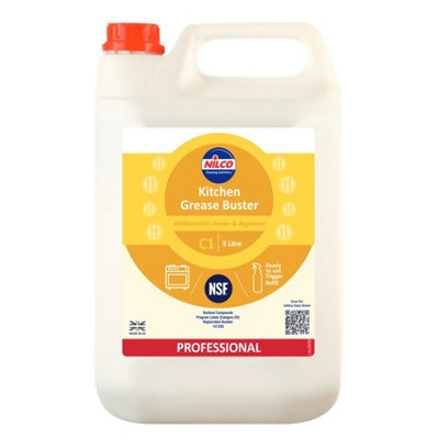Nilco Kitchen Grease Buster - 5L x2 Treatment Degreaser 10 Litres Grime ...