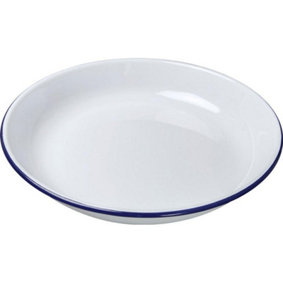 Nimbus Rice Pasta Plate White/Blue (One Size)