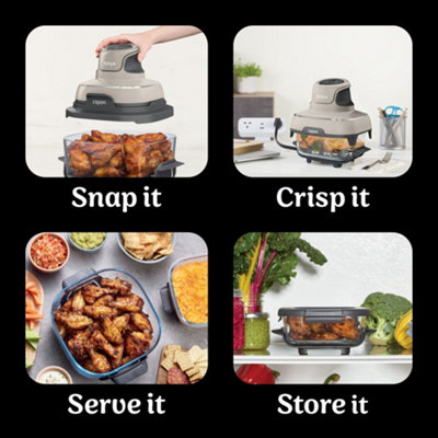 Ninja CRISPi 4-in-1 Portable Air Fryer - Stone FN101UKST